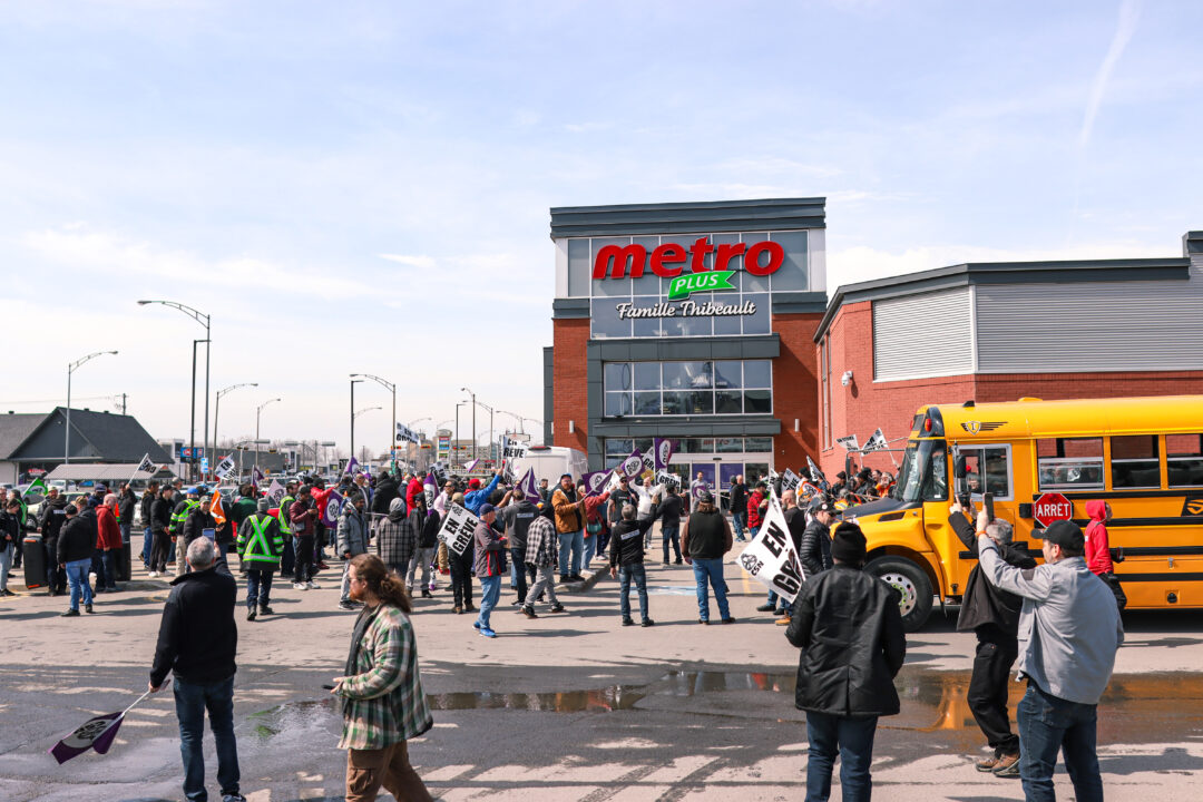 Metro warehouse workers in Quebec strike over “insulting” offer • The ...